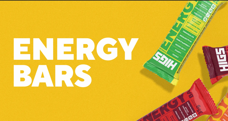 HIGS Energy Bars with Caffeine! Edible Energy Drink Alternative – Higs ...